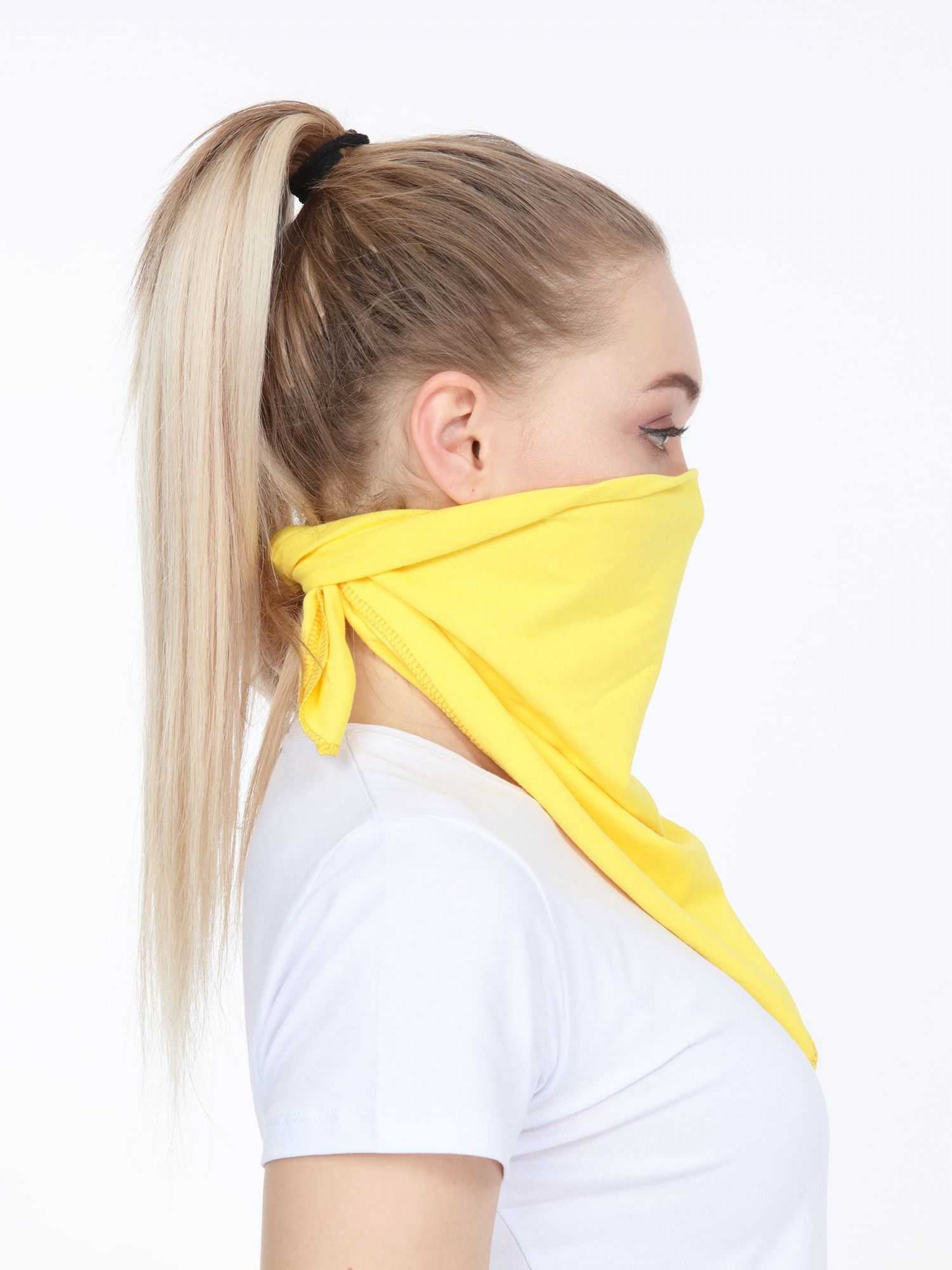 Premium Bandana - Limon Sarısı - grafuni.net